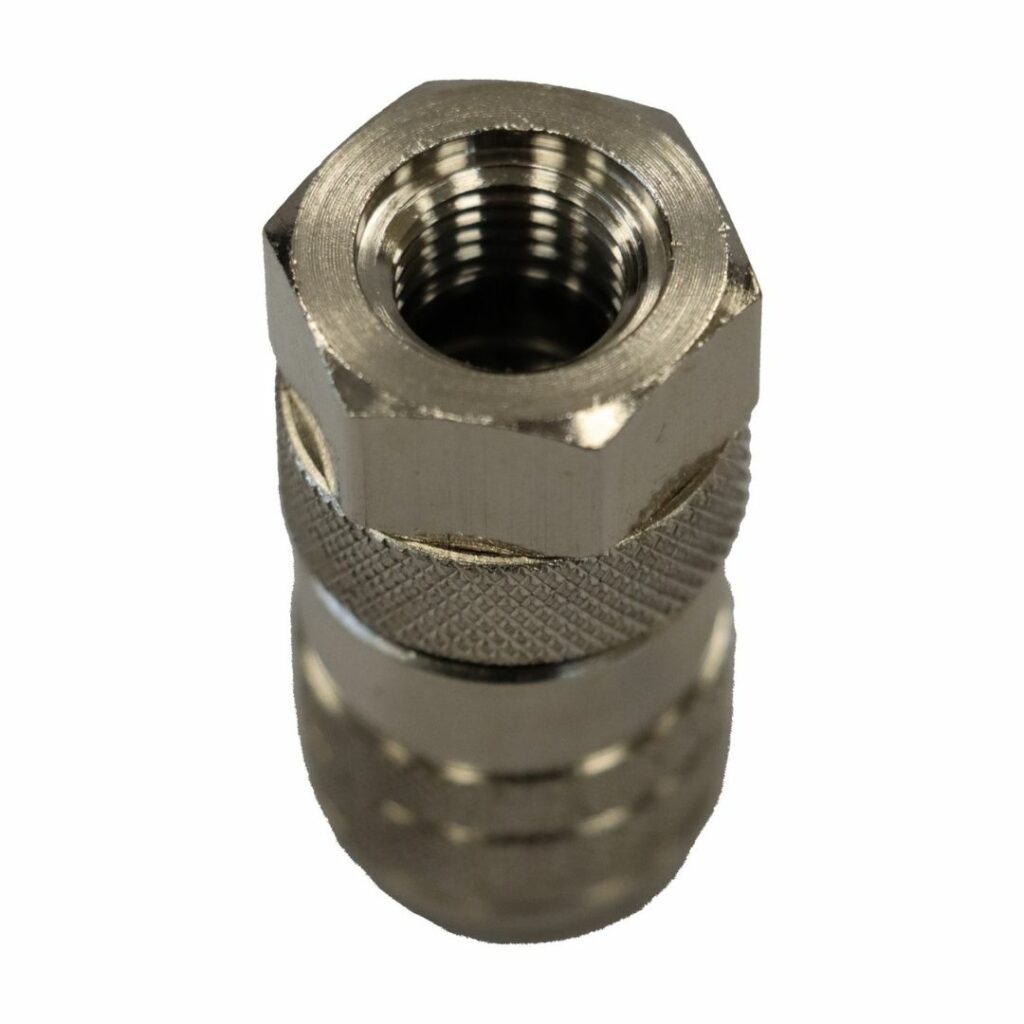 Series 25 Female Air Connector 1/4″ and Lock Ring - S1E