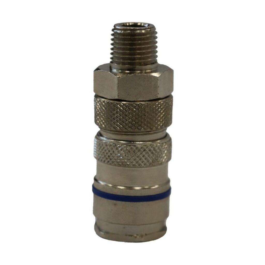 Series 25 Male Air Connector 1/4″ and Lock Ring - S1E