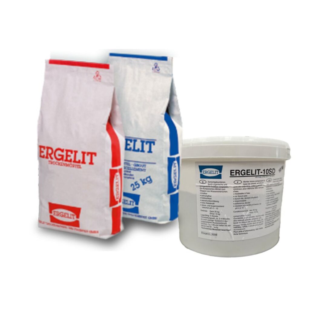 ERGELIT-10SD Repair & Tamping Mortar - 10KG Container - S1E